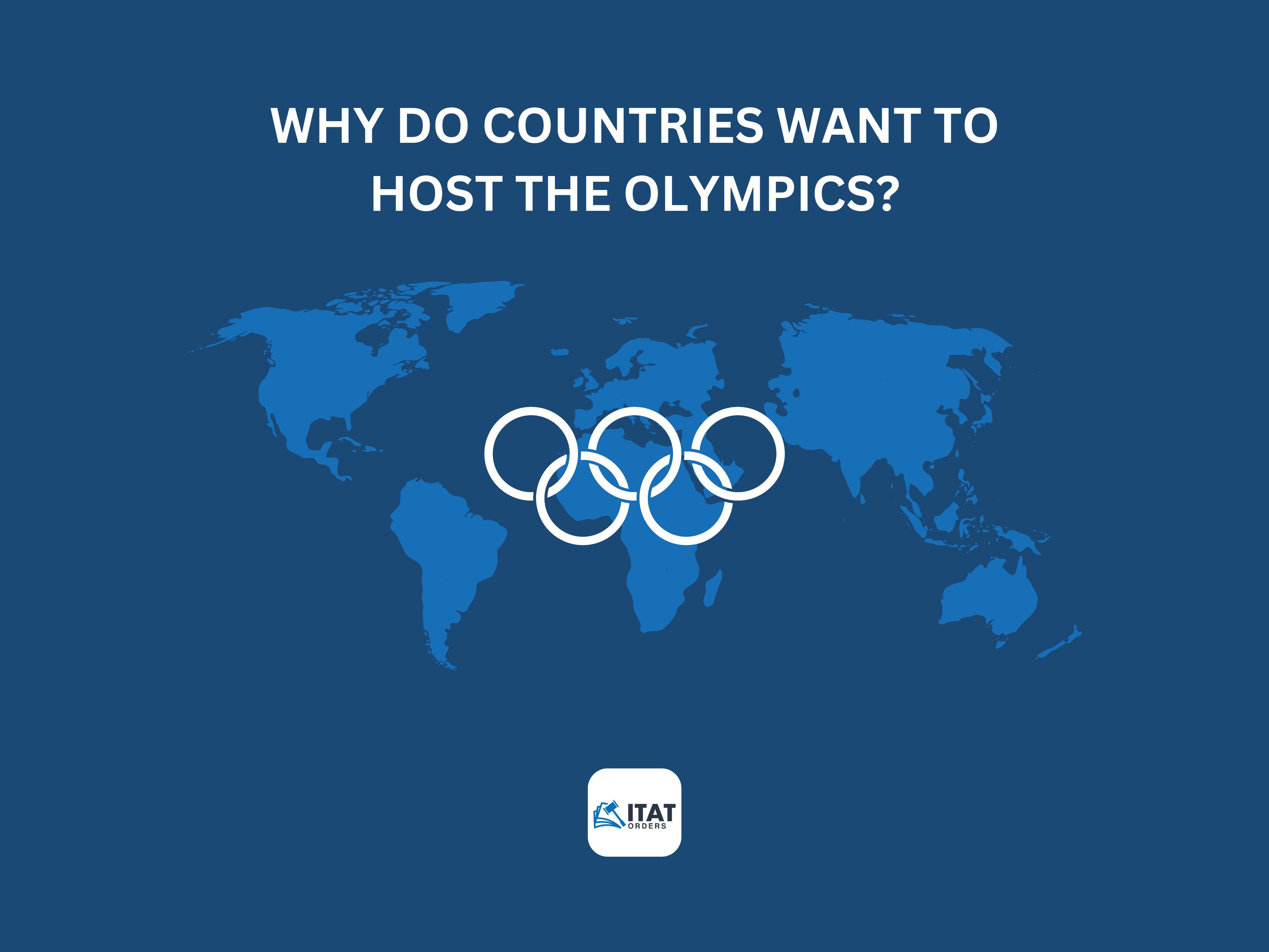 Why do countries want to host the Olympics?